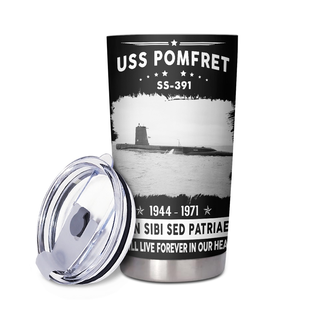 USS Pomfret SS 391 Tumbler