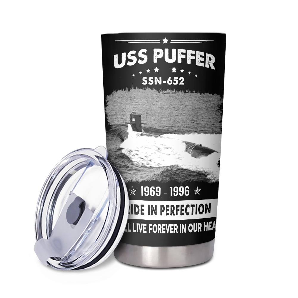 USS Puffer SSN 652 Tumbler